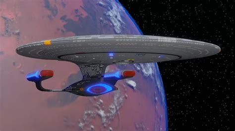 Enterprise D Galaxy Class Star Trek Tng Minecraft Map