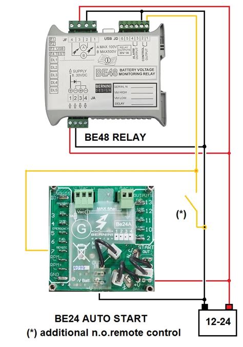 Automatic Generator Start Controller With Key Start