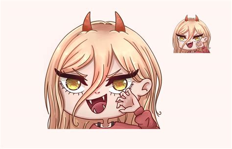 I Made A Chibi Power Emote Hope You Like It R Chainsawman