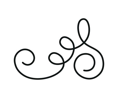 Vector Illustration Of Linear Squiggle 19020178 Vector Art At Vecteezy