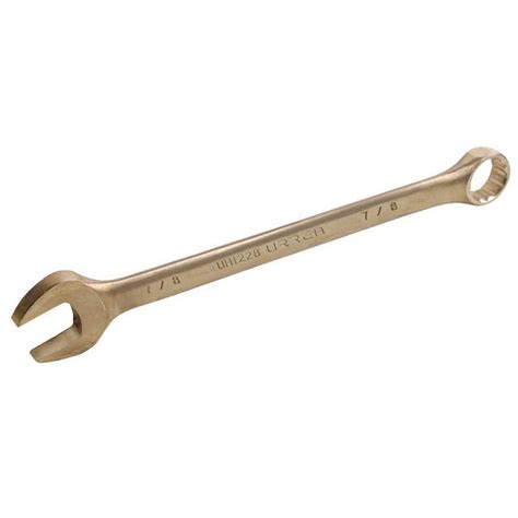 Uh1228 Llave Combinada De Bronce Aluminio Antichispa En Pulgadas 12