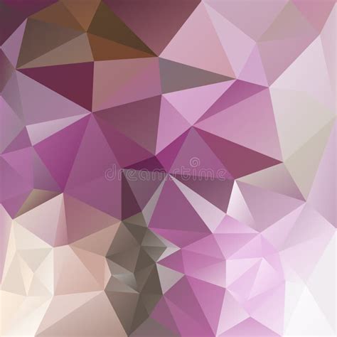 Vector Irregular Polygon Background With A Triangular Pattern In Purple