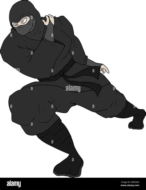 Ninja Action Cut Out Stock Images And Pictures Alamy