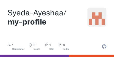 Github Ayesha My Profile