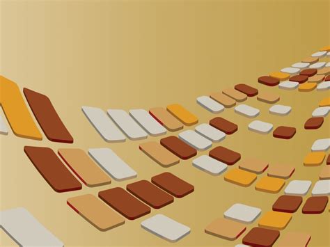 Mosaic Textures Design Powerpoint Templates Brown Orange Red