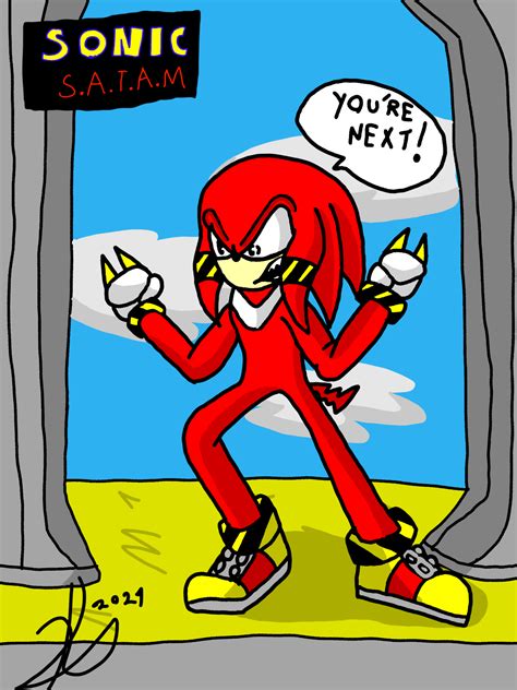 Sonic Satam Redesign Knuckles By Hedgehogforhire0504 On Deviantart