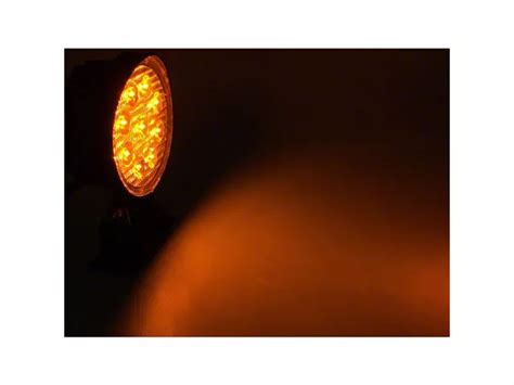 Quake Led Bronco 4 Inch Fracture Series Work Light Amber Spot Beam