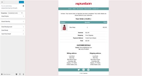 Woocommerce Email Customizer Plugin Pro
