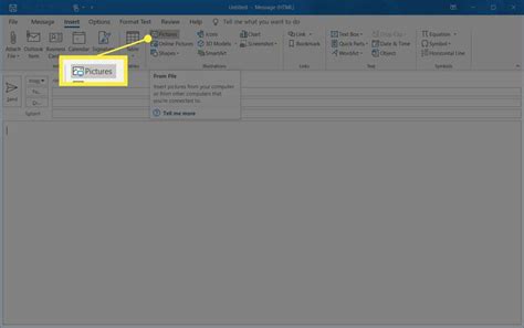 How To Insert An Inline Image In An Outlook Message