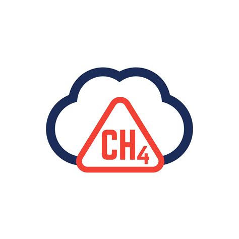 Methane Emissions Ch4 Gas Warning Icon 10702880 Vector Art At Vecteezy