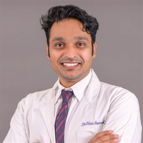 Dr Febin Ahamed P I Hand And Microvascular Surgeons In Calicut