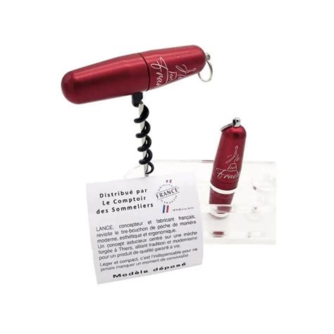 Tire Bouchon Design Rouge Ne En France