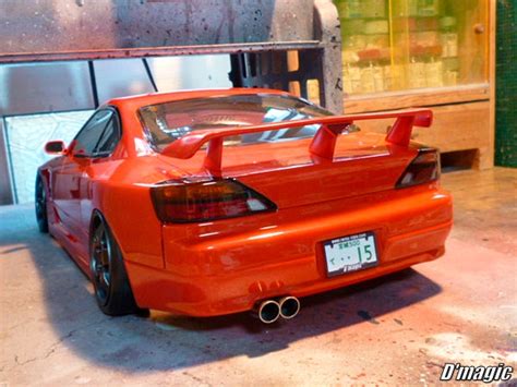 S15 Silvia Rear Crystal Tail Light Kit Buckets 3mm Led Ready [dmagi Super G R C Drift Arena