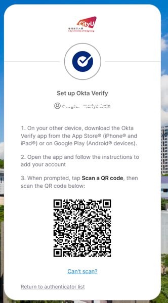 User Guide On Setting Up Okta Verify As An Mfa Method