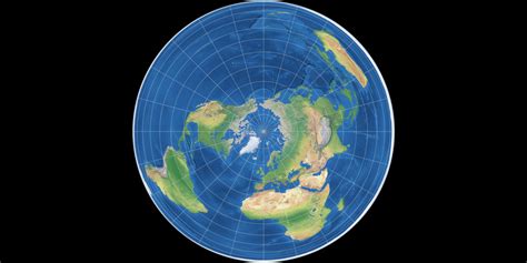Azimuthal Equal Area Polar Compare Map Projections