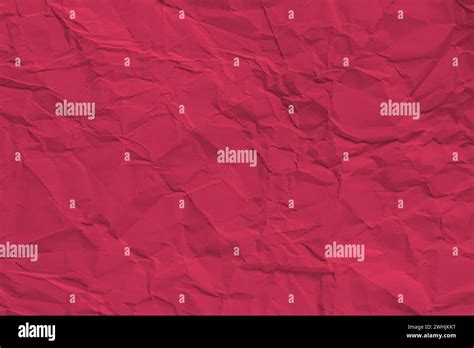 A Vivid Red Crumpled Paper Texture That Gives A Sense Of Depth And