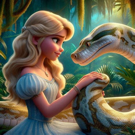 Pythons Loving Their Princess 1 By Nathanhaworth On Deviantart