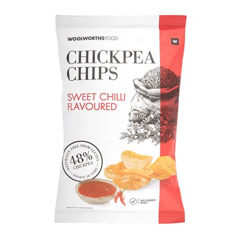 Sweet Chilli Flavoured Chickpea Chips 40 G Za