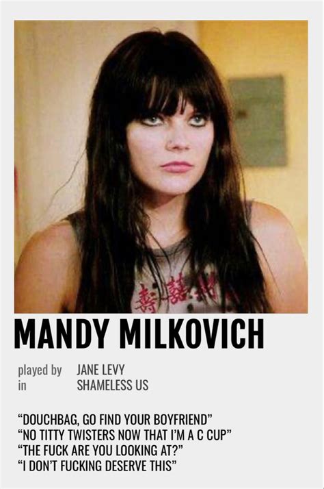 Mandy Milkovich Polaroid Poster
