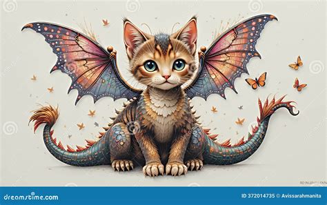 Iridescent Dragon Scale Texture Wallpaper Design Stock Image