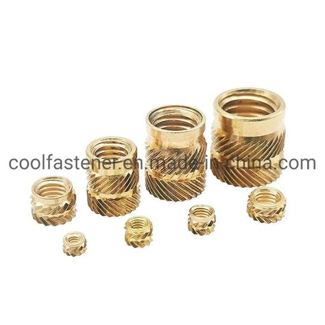 M1 6 M2 M2 5 M3 M4 M5 M6 M8 M10 Heat Set Insert Nut For Plastic Threaded Insert Nut Knurled Nuts