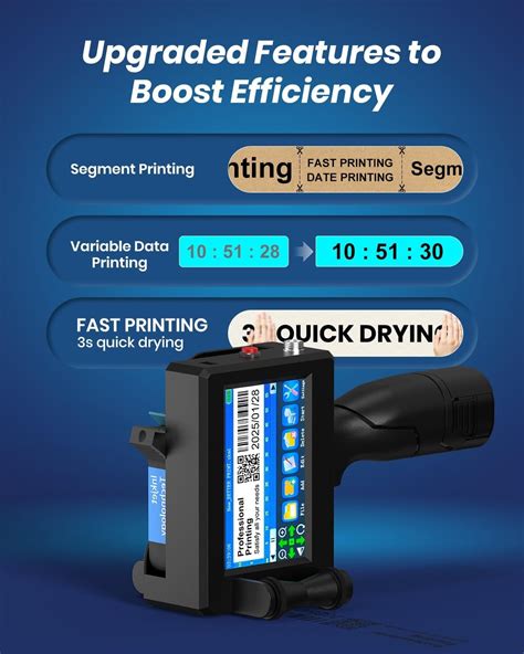 Handheld Inkjet Printer Portable Printer Inkjet Date Printer Wireless 2