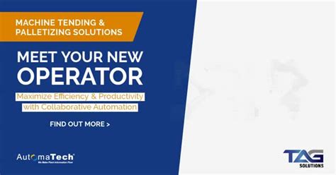Automatech Inc On Linkedin Machinetending Palletizing Cobots Robots Automation…