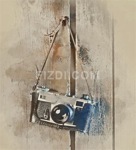 Vintage Camera Stencil Camera Stencil