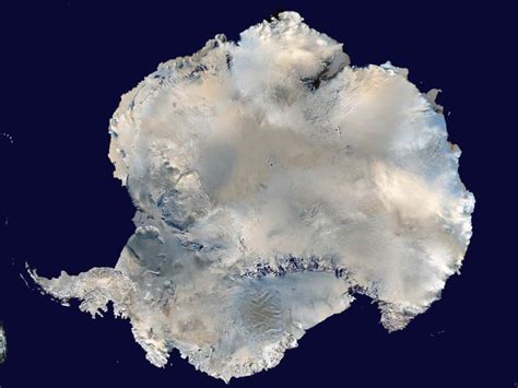 Antarctica Satellite Lake Vostok And Ice Sheets