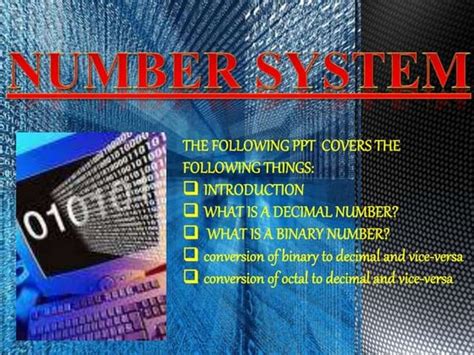 Number System In Computer Ppt