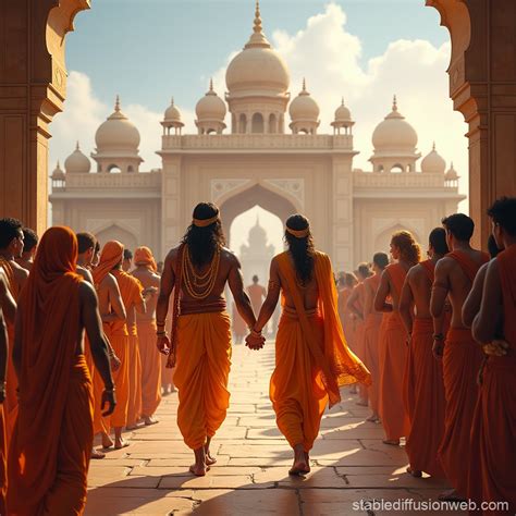 Lord Rama Return To Ayodhya After 14 Years Exile People Are Celebrating With Crackers Prompts