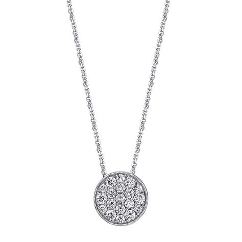 Pave Diamond Necklace Sylvie Jewelry