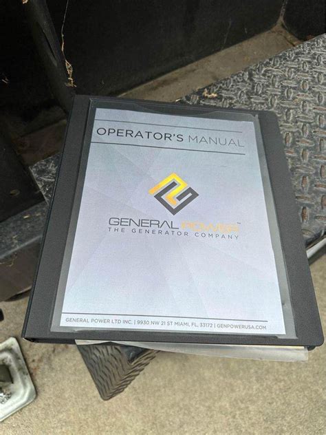 2021 General Power Generator Caa Heavy Equipment