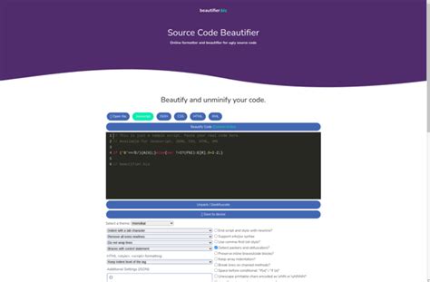 Code Beautify Free Online Code Formatter And Beautifier Suggest