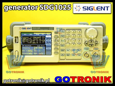 Generator Funkcyjny Dds Sdg1025 Siglent 25mhz