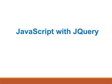 Javascriptjquerypptx