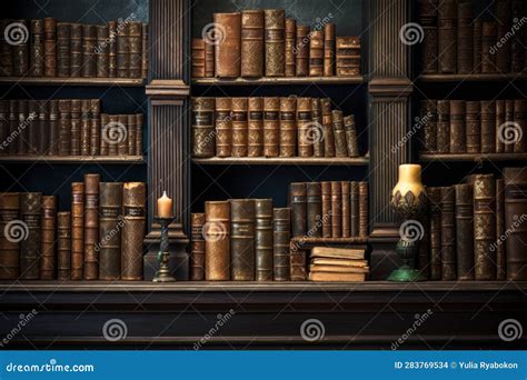 Old Library Generate Ai Stock Illustration Illustration Of Historic