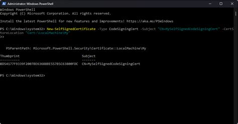 How To Create A Custom Self Signed Certificate With Powershell Mister