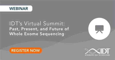 Integrated Dna Technologies On Linkedin Idts Virtual Summit Past