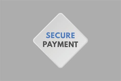 Secure Payment Text Button Secure Payment Sign Icon Label Sticker Web Buttons 16763976 Vector