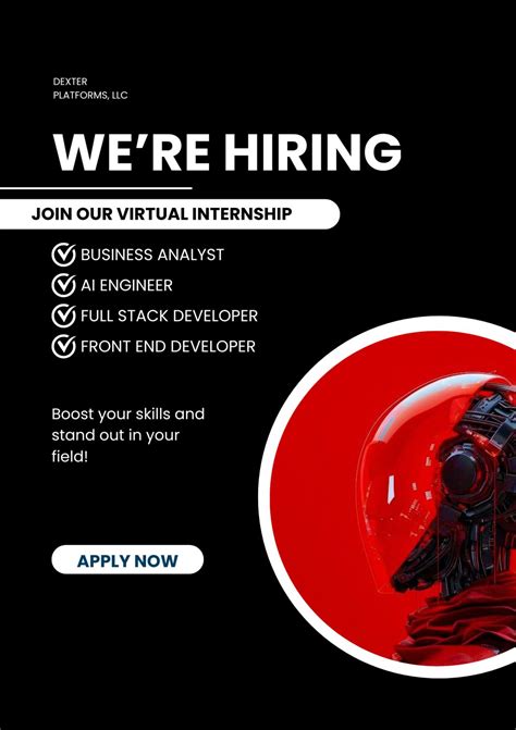 datascience fullstack frontend science tech internship program… the dexter