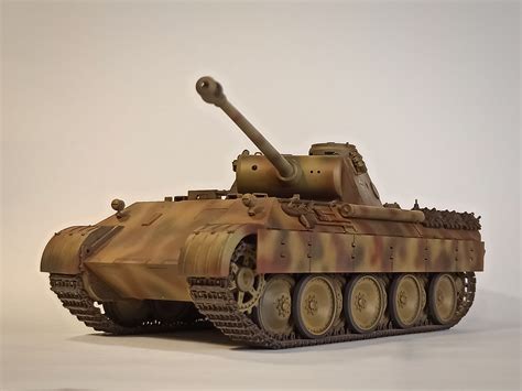 Немецкий средний танк "Пантера" ausf.D. от "Звезды". Масштаб 1/35 | Пикабу