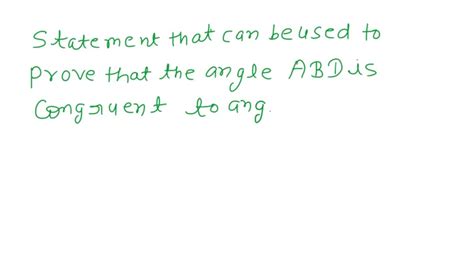 Solved In Triangle Abc And Tringle Adc Abad And Bccd Prove That