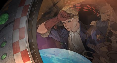 Shillo Cid Highwind Cloud Strife Final Fantasy Final Fantasy Vii