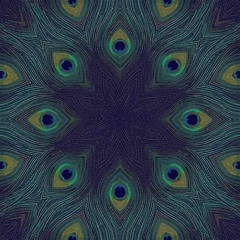 Free Iridescent Peacock Pattern Image Feather Iridescent Pattern