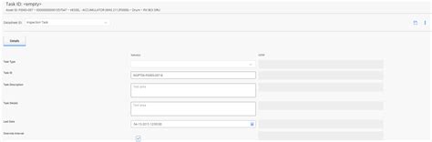 create an inspection task