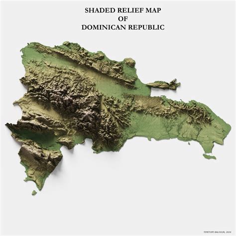 Cibao Dominican Republic Map