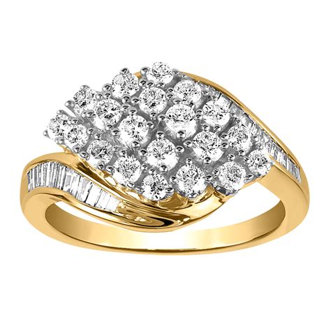 10kt Gold Diamond Ring Rin Ldi 2572