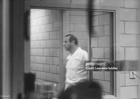 Night Club Owner Jack Ruby Seen Through Window Inside Jail Shortly