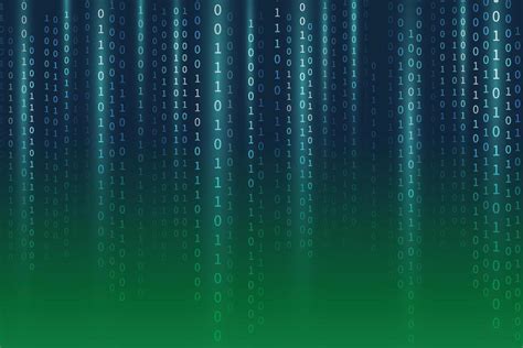 Design Elements Binary Computer Code Halftone Pattern Dark Background